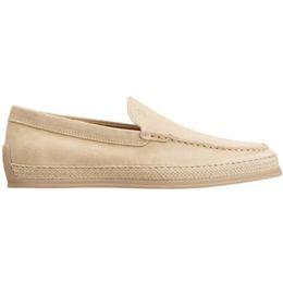 Tod's Tod's Loafer - Flat Shoes Natural - Gr. US_7_5 - in Beige - f&uuml;r Damen