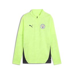 Puma Funktionsshirt 'Manchester City' Jungen Größe 176 apfel / schwarz / weiß