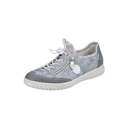 Rieker Sneaker Damen Größe 39 rauchblau / azur / taubenblau / grau