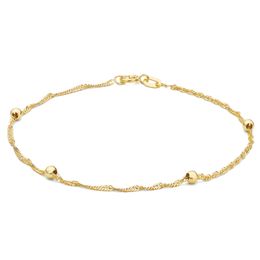 Armband aus 375er Gold mit Kugel-Zwischenglied