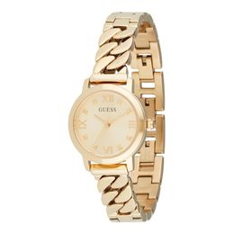 Guess Analog Watch female Gold size One Size