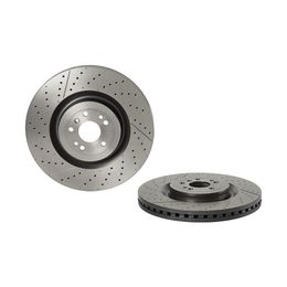 Brembo Bremsscheibe COATED DISC LINE vorne rechts links innenbel&uuml;ftet 390mm f&uuml;r MERCEDES-BENZ 1664210512 A1664210512 09.B805.11