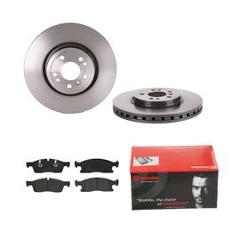 Brembo Bremsensatz-Vorderachse COATED DISC LINE / STANDARD IJDTIDHWD8 Bremsensatz, Scheibenbremse vorne rechts links innenbel&uuml;ftet 330mm f&uuml;r MERCEDES-