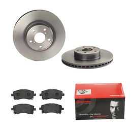 Brembo Bremsensatz, Scheibenbremse vorne rechts links innenbel&uuml;ftet 276mm f&uuml;r MITSUBISHI TOYOTA SUBARU NISSAN 26296AE141 26296AE020 26296AC040 1420-55