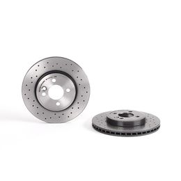 Brembo Bremsscheibe XTRA LINE vorne rechts links Gelocht/innenbel. 280mm f&uuml;r MINI 34116858651 34116774985 09.A761.1X