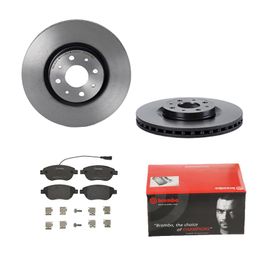 Brembo Bremsensatz, Scheibenbremse vorne rechts links innenbel&uuml;ftet 281mm f&uuml;r ALFA ROMEO PEUGEOT GENERAL MOTORS FIAT LANCIA OPEL 77362712 77362710 773