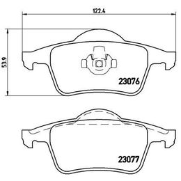 Brembo Bremsensatz-Vorn und hinten SG00000EFK Bremsensatz, Scheibenbremse vorne rechts links innenbel&uuml;ftet 305mm f&uuml;r VOLVO 86349255 31471827 8623862