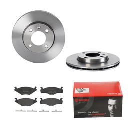 Brembo Bremsensatz-Vorderachse Bremsensatz, Scheibenbremse vorne rechts links innenbel&uuml;ftet 239mm f&uuml;r SKODA VW SEAT (SVW) AUDI 321698151B 1HS698151 32