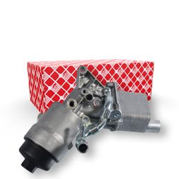 febi bilstein Geh&auml;use, &Ouml;lfilter mit &Ouml;lk&uuml;hler f&uuml;r VAUXHALL OPEL CHEVROLET 650039 25200134 55566784 183631
