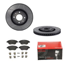 Brembo Bremsensatz, Scheibenbremse vorne rechts links innenbelüftet 283mm für CITROËN (DF-PSA) PEUGEOT DONGFENG FENGXING GEELY OPEL 1619790480 ZQ92341