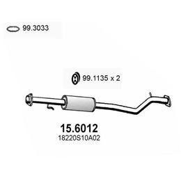 Asso Mittelschalld&auml;mpfer 156012 f&uuml;r HONDA
