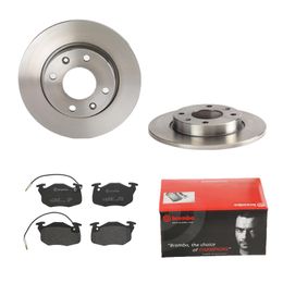 Brembo Bremsensatz-Vorderachse IJDTIDG6P8 Bremsensatz, Scheibenbremse vorne rechts links voll 247mm f&uuml;r RENAULT PEUGEOT CITRO&Euml;N 4246A5 425141 425262