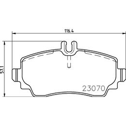 Brembo Bremsensatz, Scheibenbremse Bremsensatz-Vorderachse COATED DISC LINE / STANDARD ijzjsggb58 Vorderachse innenbel&uuml;ftet 270mm 22mm f&uuml;r MERCEDES-BE