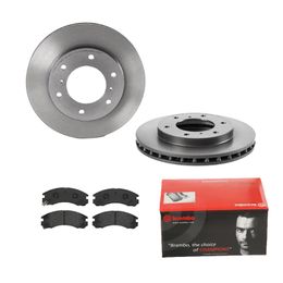 Brembo Bremsensatz, Scheibenbremse 1420-53876 vorne rechts links innenbel&uuml;ftet 290mm f&uuml;r MITSUBISHI DODGE NISSAN 4605B802 MB858399 AY040MT002