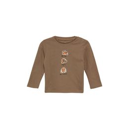 s.Oliver Shirt Größe 50/56 ecru / cognac / orange / schwarz