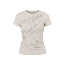 WOMAN VISION T-Shirt Damen Gr&ouml;&szlig;e M ecru
