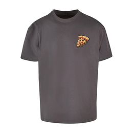 Merchcode Shirt 'Pizza Comic' Herren Größe L gelb / dunkelgrau / grün / rot