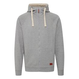 Blend Sweatjacke 'Speedy' Herren Gr&ouml;&szlig;e S braun / grau / wei&szlig;