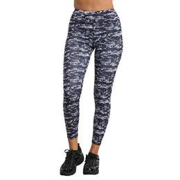 Bdtk Leggings Damen Größe XL marine / basaltgrau / hellgrau