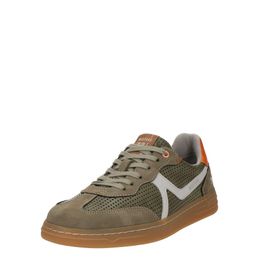 Mustang Sneaker Herren Gr&ouml;&szlig;e 46 hellgrau / khaki / oliv / hummer