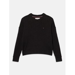 Tommy Hilfiger Sweater 'CABLE' girl Black size 152