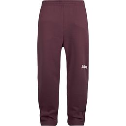 Lost Youth Hose Herren Größe 40 aubergine / weiß