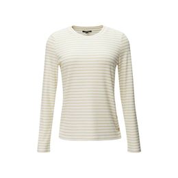 comma, COMMA Shirt Damen Größe XXS gold / weiß