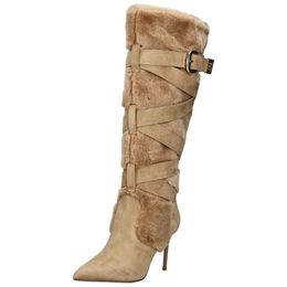 Steve Madden Stiefel Damen Größe 39 hellbraun Winterschuhe