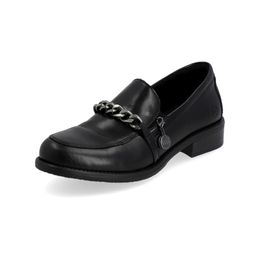 Remonte Slipper Damen Größe 43 schwarz / silber