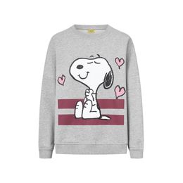 Codello Sweatshirt 'Peanuts' Damen Gr&ouml;&szlig;e S grau / hellpink / wei&szlig;