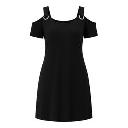 JANE's Kleid Damen Größe 44/46 schwarz Winterkleid