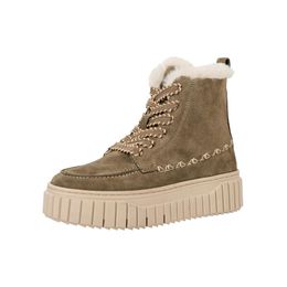 Tamaris Lace-Up Ankle Boots female Green size 38