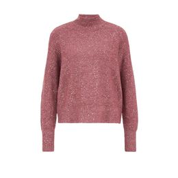 WE Fashion Pullover Damen Gr&ouml;&szlig;e XS rotmeliert