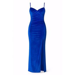 WOMAN VISION Kleid Damen Gr&ouml;&szlig;e 36 blau Winterkleid