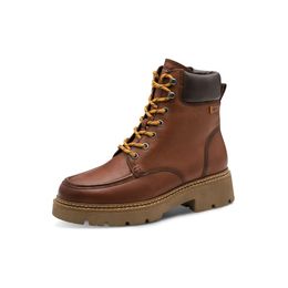 Tamaris Schn&uuml;rstiefelette Damen Gr&ouml;&szlig;e 42 cognac / dunkelbraun Winterschuhe