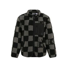 Karl Kani Fleecejacke Jungen Größe 146/152 graphit / schwarz