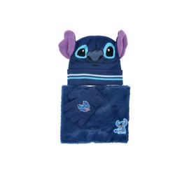 Lilo and Stitch Lilo & Stitch Mütze Set mit Rollkragenpullover & Handschuhen | Gr.: onesize