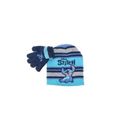 Lilo and Stitch Lilo & Stitch Mütze & Handschuhe Set Kinder blau | Gr.: onesize