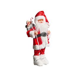 Beliani Dekofigur ORMSAVATNET in Rot/Weiß - (W) 19 x (H) 45 x (L) 14 cm | Gr.: onesize