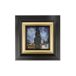 Goebel Wandbild " Van Gogh Landstrasse bei Nacht " in Bunt | Gr.: onesize