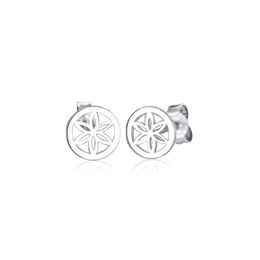 Elli Ohrringe 925 Sterling Silber Blume, Ornament in Silber | Gr.: onesize