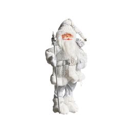 Beliani Dekofigur NELAUG in Silber/Weiß - (W) 20 x (H) 48 x (L) 11 cm | Gr.: onesize