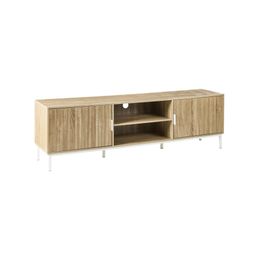 Beliani TV-Möbel ROYALLA in Braun - (W) 180 x (H) 55 x (L) 40 cm | Gr.: onesize