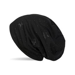 styleBREAKER Beanie M&uuml;tze in Schwarz | Gr.: onesize