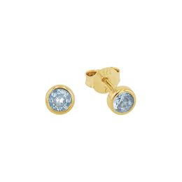 Amor Ohrstecker Gold 375/9 ct in Blau | Gr.: onesize