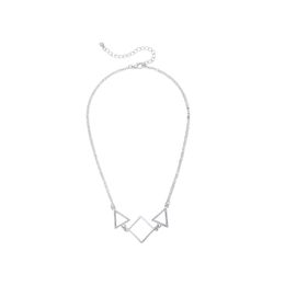 Steuer Modeschmuck Metall in wei&szlig; | Gr.: onesize
