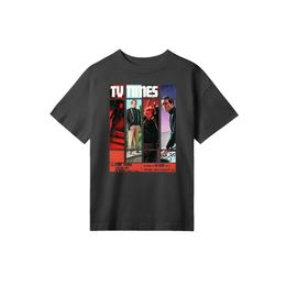 F4NT4STIC T-Shirt TV Times Patrick McGoohan The Prisoner 1967 Cover in off black | Gr.: XS