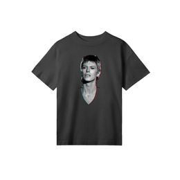 F4NT4STIC T-Shirt TV Times Pop Star David Bowie Portrait 1977 in off black | Gr.: XS