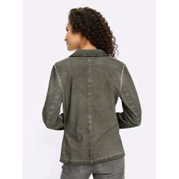 Heine Sweatblazer in khaki | Gr.: 38