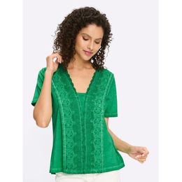 Heine Shirt in grasgr&uuml;n | Gr.: 38